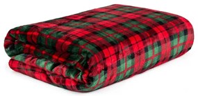 Deka TARTAN červená / zelená 937822
