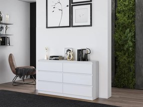 FALCO Komoda Malvína M6 140 bílá