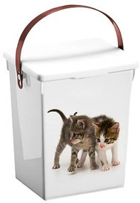 Úložný box Cat, 18x23,5x16,5 cm, bílá