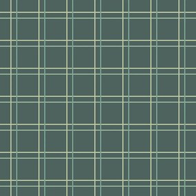 Zelená geometrická vliesová tapeta, tartan 6505-3, Batabasta, ICH Wallcoverings