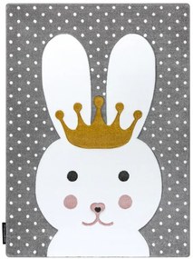 Dywany Łuszczów Dětský kusový koberec Petit Bunny grey ROZMĚR: 160x220