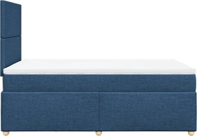 Box spring postel s matrací černá 120x190 cm textil 3293518