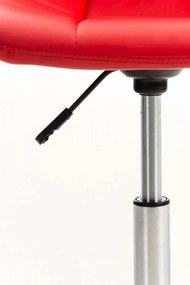 Bhm germany Kancelářská židle Emil, syntetická kůže, červená
