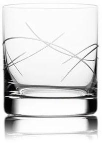 Crystalex - Bohemia Crystal Sklenice na whisky, rum a nealko  Barline Waves 280 ml. 6 ks