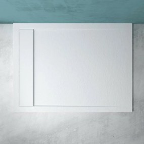 Sprchová vanička z litého mramoru DOPORRO BLICK 100-160cm WHITE Velikost: 140x90x3