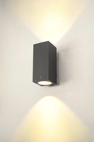 LA 1003438 ENOLA SQUARE UP/DOWN L Outdoor, nástěnné LED svítidlo, antracitové, CCT 3000/4000K - BIG WHITE (SLV)