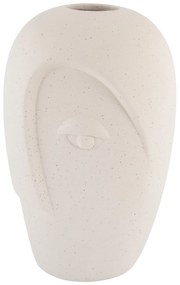 House Nordic Váza, keramika, písková, lícová, 12,5x13x19,5 cm