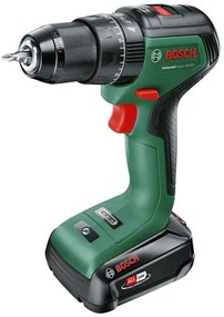 Bosch - 18V AKU vrtačka s příklepem, 1x aku 2,0 Ah Li-Ion, nabíječka 06039D7101