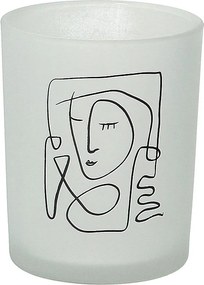 Svícen Face II výška 13cm