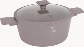 Hrnec's nepřilnavým povrchem a pokličkou Taupe Collection