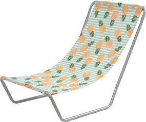 Skládací plážové lehátko SAND PINEAPPLE, barevné