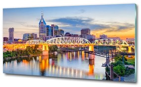 Wallmuralia Foto obraz sklo tvrzené Most Tennessee USA 100x50