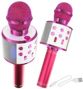 Mikrofon karaoke - růžový Izoxis 22191 75918