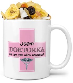 Hrnek Jsem doktorka (Náplň hrníčku: Tropická směs)