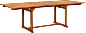 Zahradní jídelní stůl (160–240) x 100 x 75 cm masivní akácie 316566