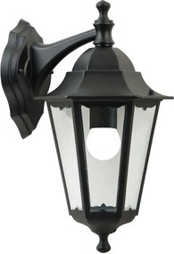 NOR 74381003 Venkovní nástěnné svítidlo Cardiff 1x60W E27 černá čirá - NORDLUX