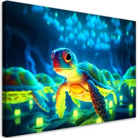 Gario Obraz na plátně Zelené želvy Rozměry: 60 x 40 cm