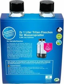 SodaStream Lahev Tritan 2 x 1l černá