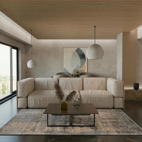 JUTEX Kusový koberec NEMEZIS 33002 679 béžový BARVA: Béžová, ROZMĚR: 155x230 cm