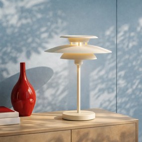 Retro stolní lampa béžová ocel 45 cm - Pauly