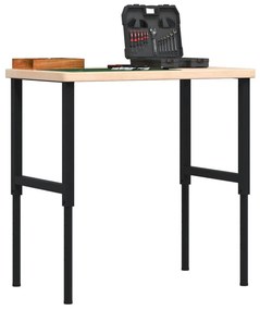 Pracovní stůl 100 x 60 x (73–99,5) cm masivní dub obdélníkový 3309679