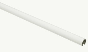 Záclonová tyč s drážkou Chicago 20/120cm, bílá
