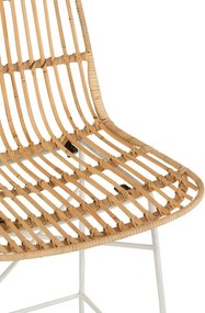Přírodní ratanová barová židle Emmi Rattan Natural - 47*42*92cm