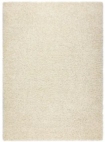 koberec SOFFI shaggy 5cm krém velikost 140x190 cm | krásné koberce cz
