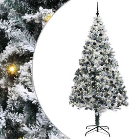 Umělý vánoční stromeček Bílá 240 cm PVC, ocel a plast 3396981