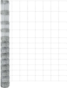 Svařované drátěné ploty s hroty 50 x 1,5 m Pozinkovaná ocel 3351463