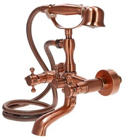 Nástěnná vanová baterie Copper 1, starorůžová