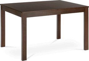 Jídelní stůl rozkládací 120-150x80 cm, mdf, ořech, BT-6778 WAL