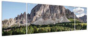 Obraz horské krajiny  (170x50 cm)