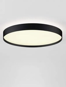 LED stmívatelné černé moderní stropní svítidlo Roi 2