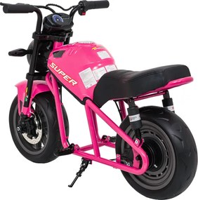 Elektrická motorka SUPERMOTO růžová