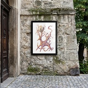 Filip Šenkeřík | Jezdec v zajetí Rám: Černý, Velikost: 60 x 40 cm
