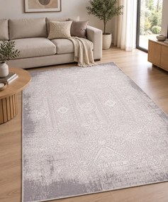 Koberec BUTIK 370 krémový / šedý