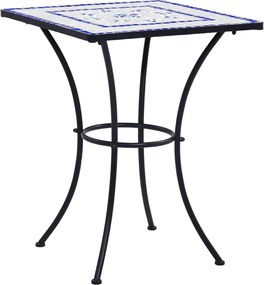 vidaXL Mozaikový bistro stolek modrobílý 60 cm keramika [46707] Barva: Modrá