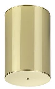 Bomma Luxusní závěsné svítidlo Lens, bez baldachýnu Barva: Amber, Povrch Montury: Kartáčovaná zlatá