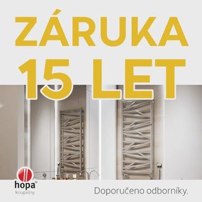 Instalprojekt Koupelnový radiátor STICK LEVEL bílá barva Barva radiátoru - Bílá, Rozměr radiátoru - 1000 × 555 mm, výkon 554 W, Typ připojení - Boční RADSTIL106035BN