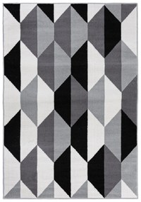 Kusový koberec PP Duo šedý 140x190cm