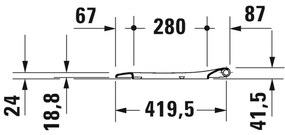 Duravit D-Neo - WC sedátko + sklápěcí automatika, bílá 0021690000