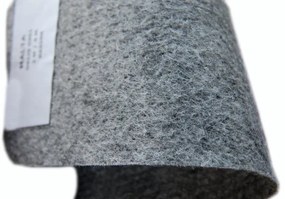 Metrážový koberec MALTA 901 ochranný, podkladový - šedý