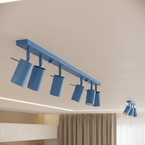Sollux Lighting Stropní svítidlo RING 4L azurové