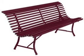 Louisiane Steel Bench 200 cm vínová Fermob