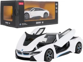 Model auta BMW i8 1:24 RASTAR bílé