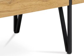 Konferenční stolek AHG-233 OAK divoký dub, kov černý mat