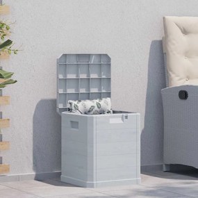 vidaXL Zahradní úložný box 90 l [45683] Barva: světle šedá