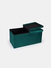Sinsay - Taburet s úložným prostorem - tmavě zelená