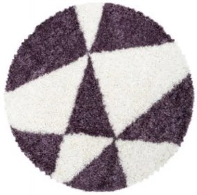 Hans Home | Kusový koberec Tango Shaggy 3101 lila kruh